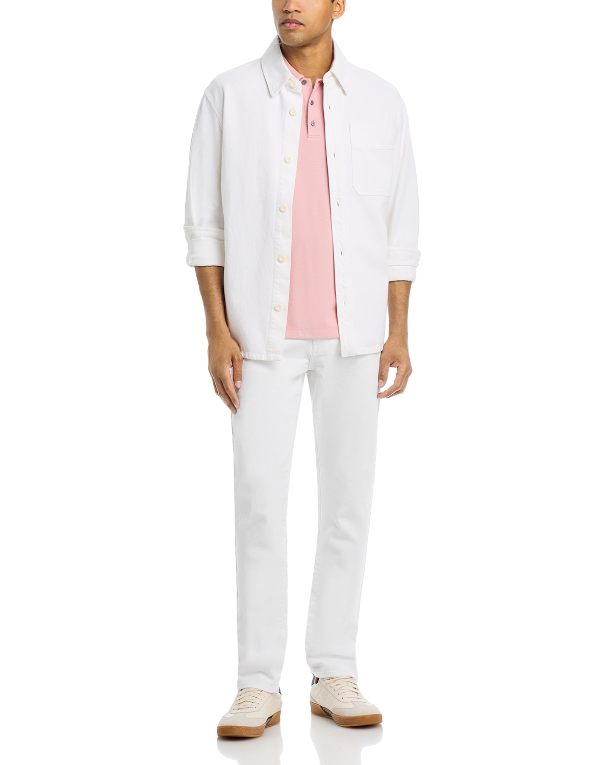 THEORY bron anemone jersey polo shirt